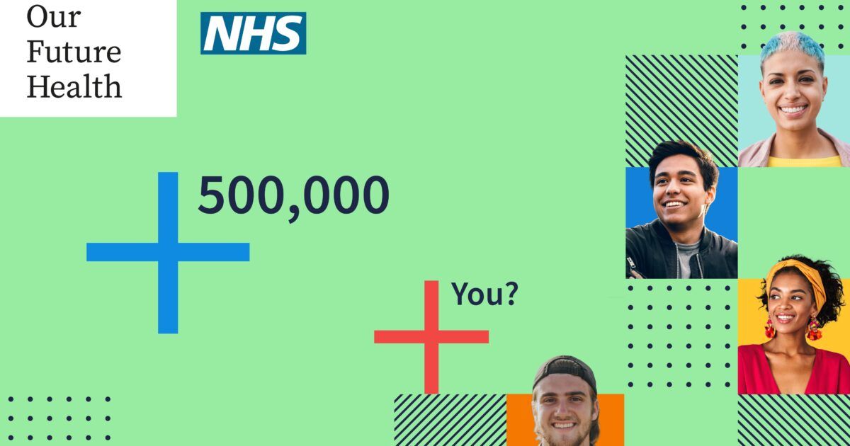 Our Future Health reaches 500,000 volunteers – Our Future Health
