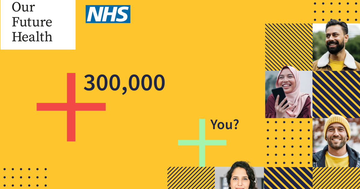 300,000 volunteers sign up to Our Future Health – Our Future Health